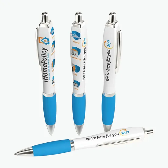 Square Full Color Soft Touch Gel Performance Pen | Marco Promos