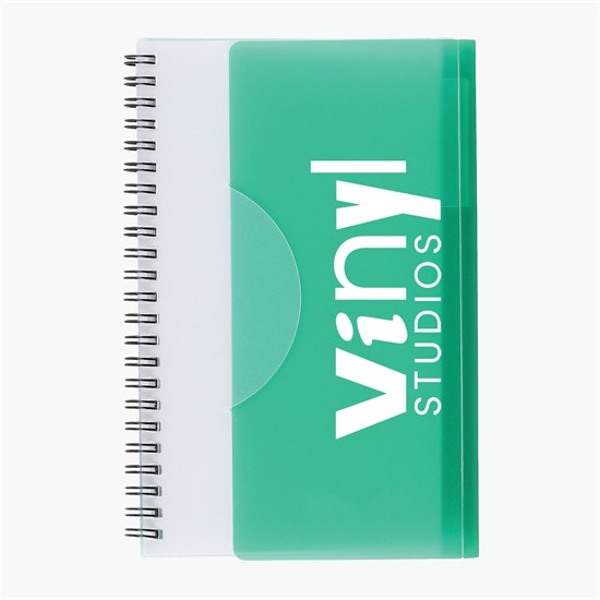 Tuck-In Junior Spiral Notebook - 1 Color Imprint | Marco Promos