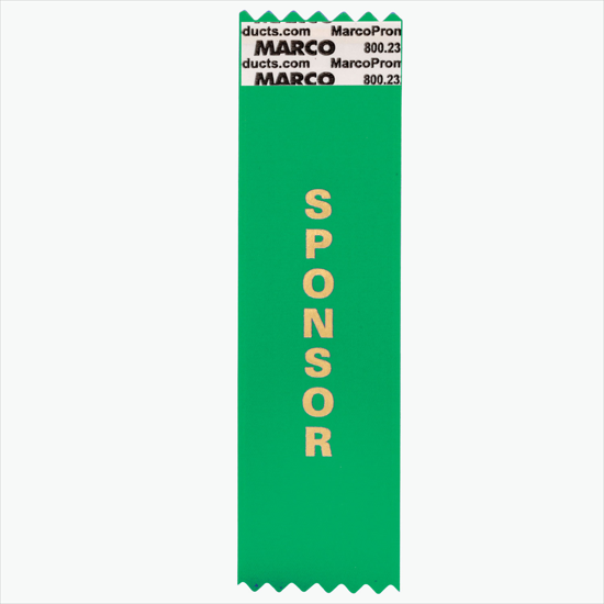 SPONSOR Ribbon - Vertical, V1-SPONSOR