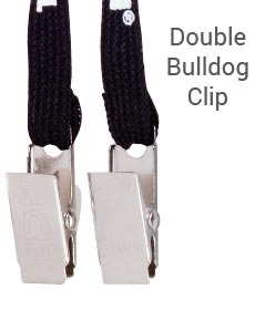 3/8 Adjustable Polyester Lanyard - Bulldog Clip, LY-13RBC - Marco Promos